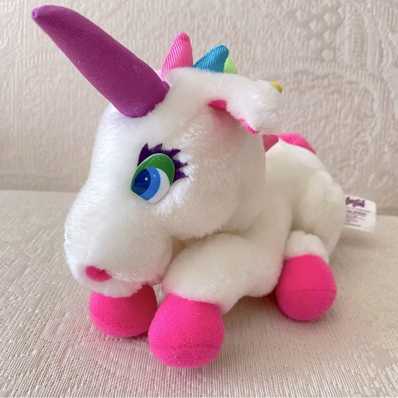 Lisa Frank | Toys | Rare Lisa Frank Markie Unicorn Plush Vintage 996 ...